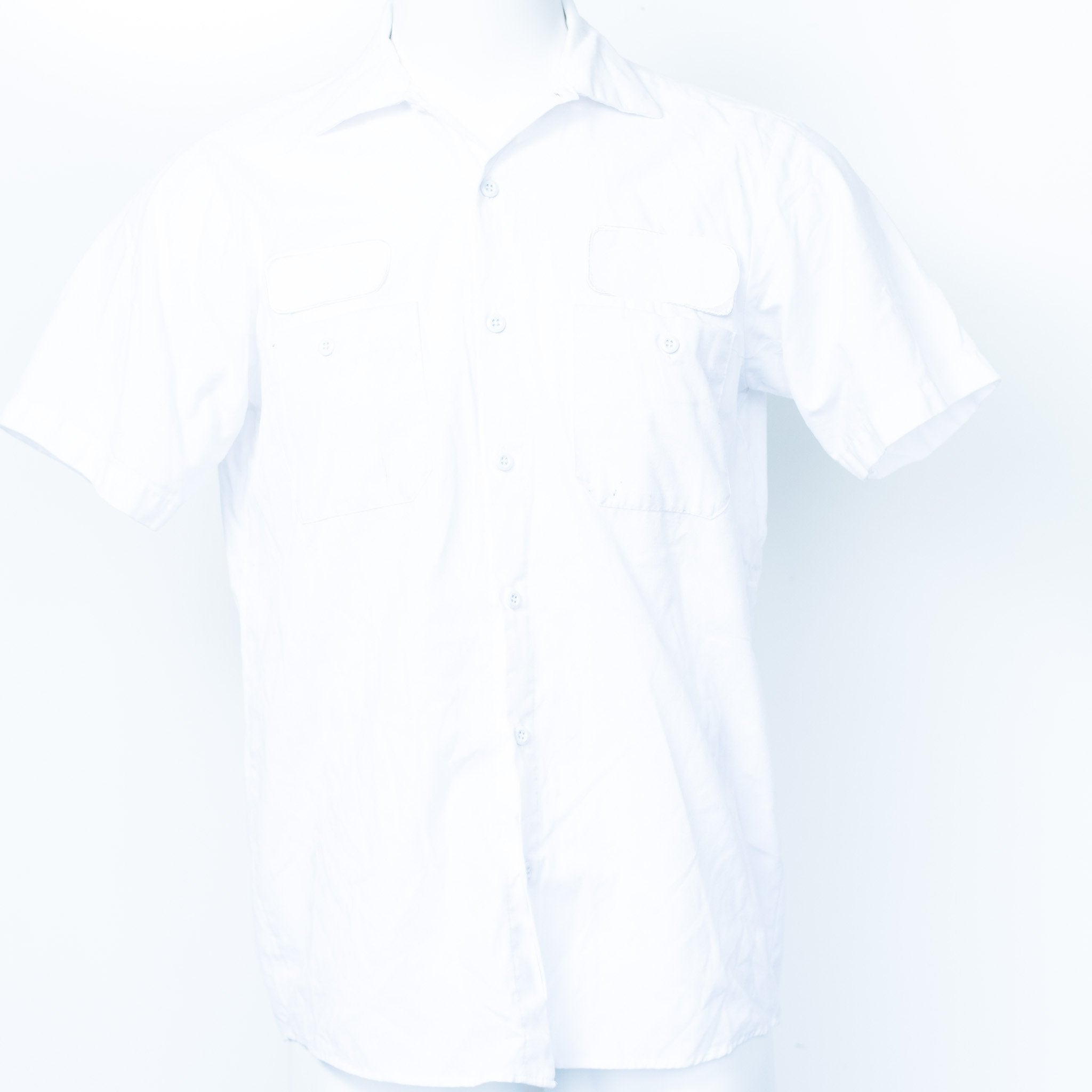 Used Standard Solid Color Work Shirt - Short Sleeve – Walt's Used Workwear