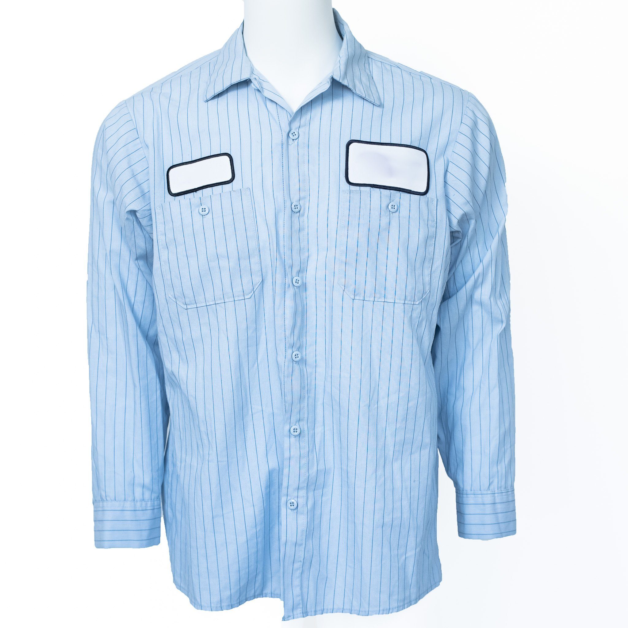 Used Striped Work Shirt - Long Sleeve | Walt's – Walt's Used Workwear
