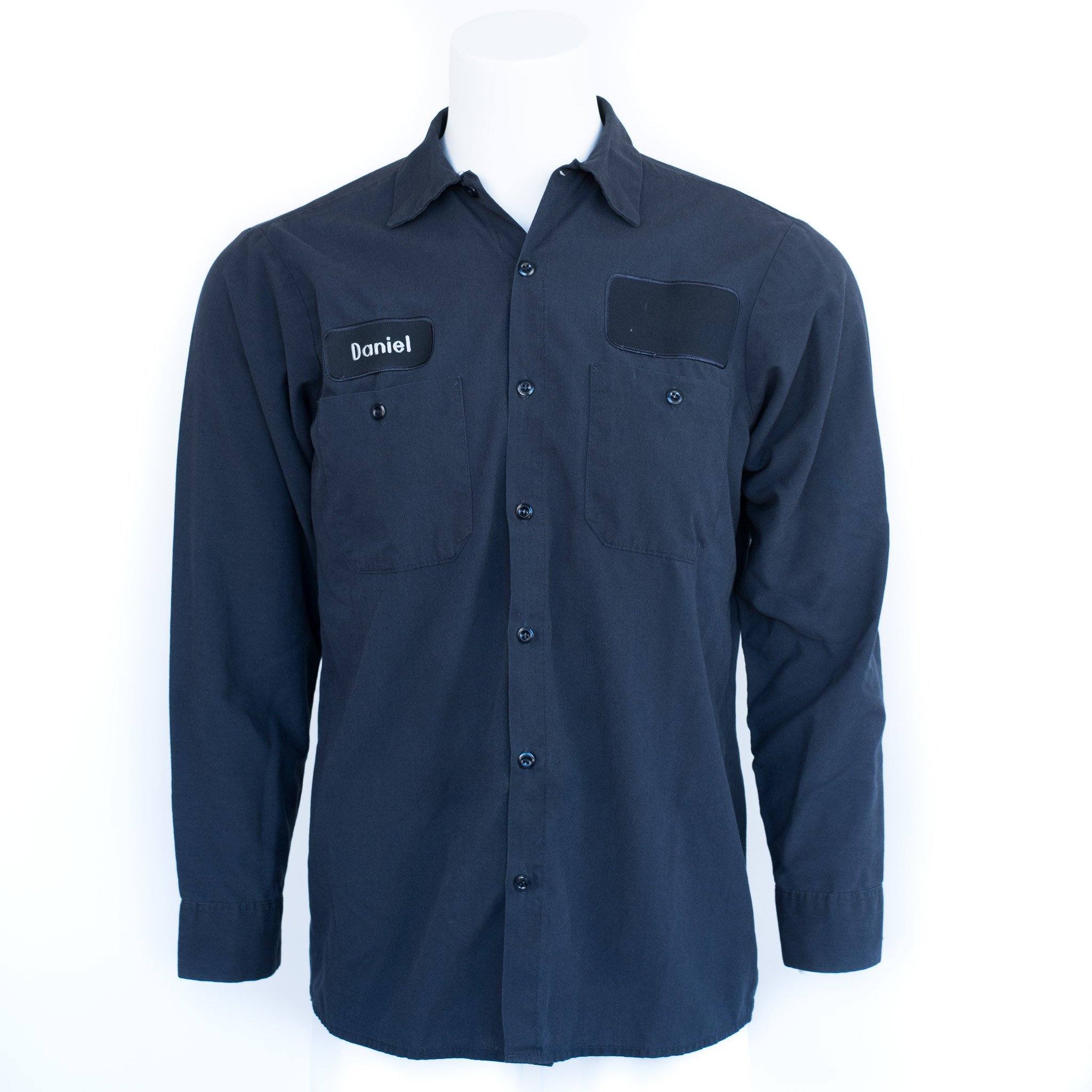 Used Standard Solid Color Work Shirt - Long Sleeve – Walt's Used Workwear