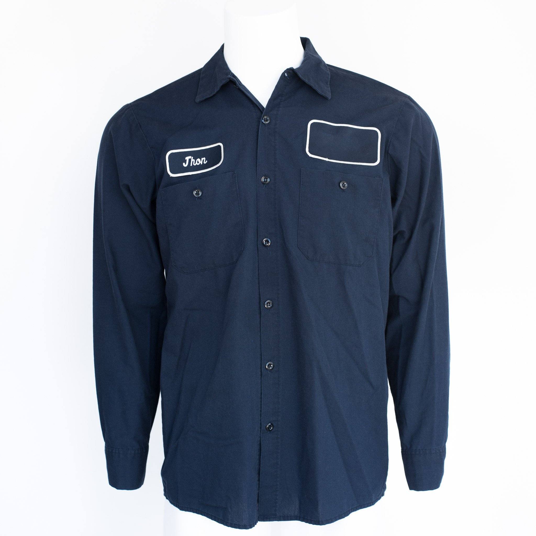 Used Standard Solid Color Work Shirt - Long Sleeve – Walt's Used Workwear